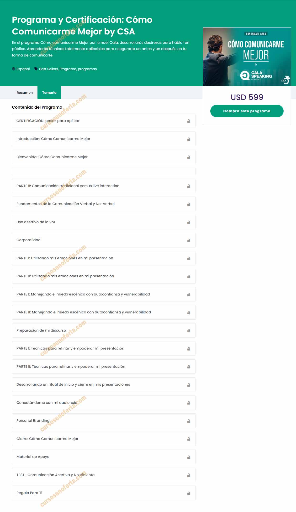 Programa y Certificación Cómo Comunicarme Mejor by CSA - cursosenoferta.com